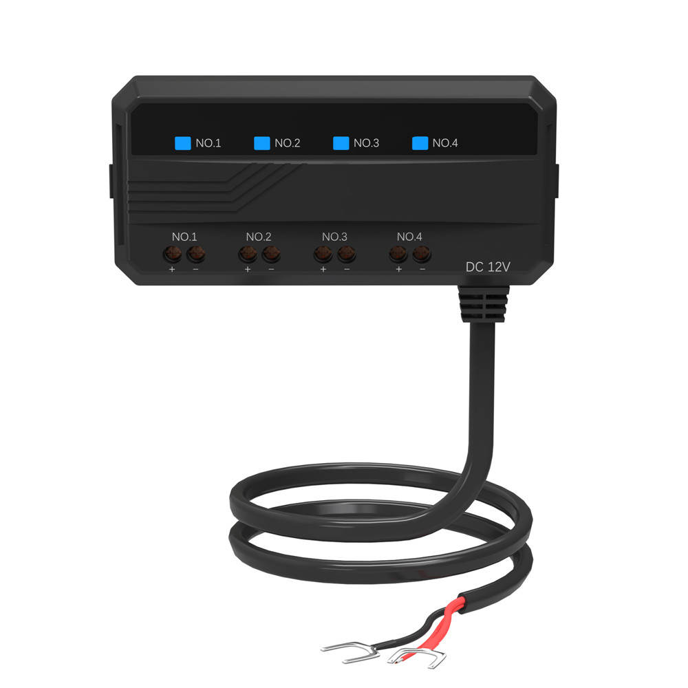 12V Motorcycle Fuse Box Universal Automotive Fuse Block with 4 Circuits ...