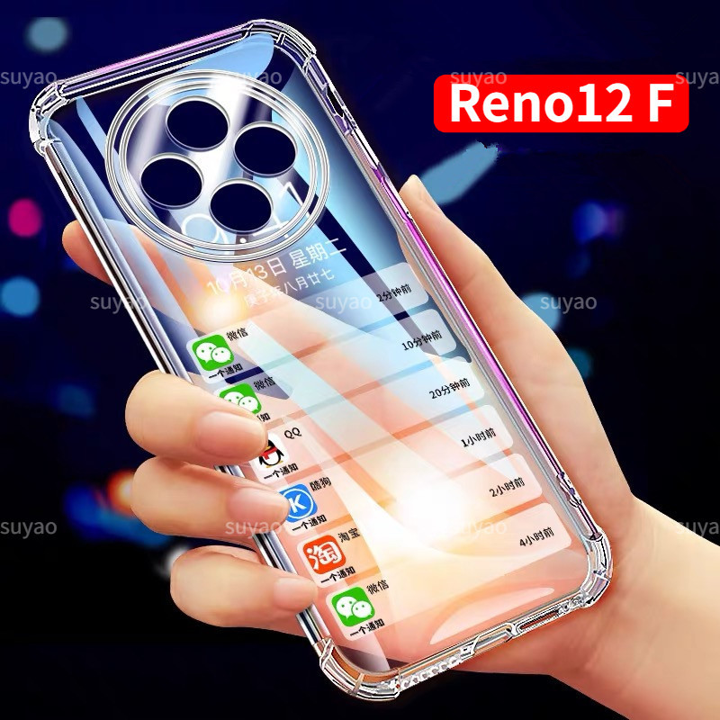 For Oppo Reno 13 13Pro 13F 12 11 12F 12Pro 11Pro 2024 Phone Case Clear ...