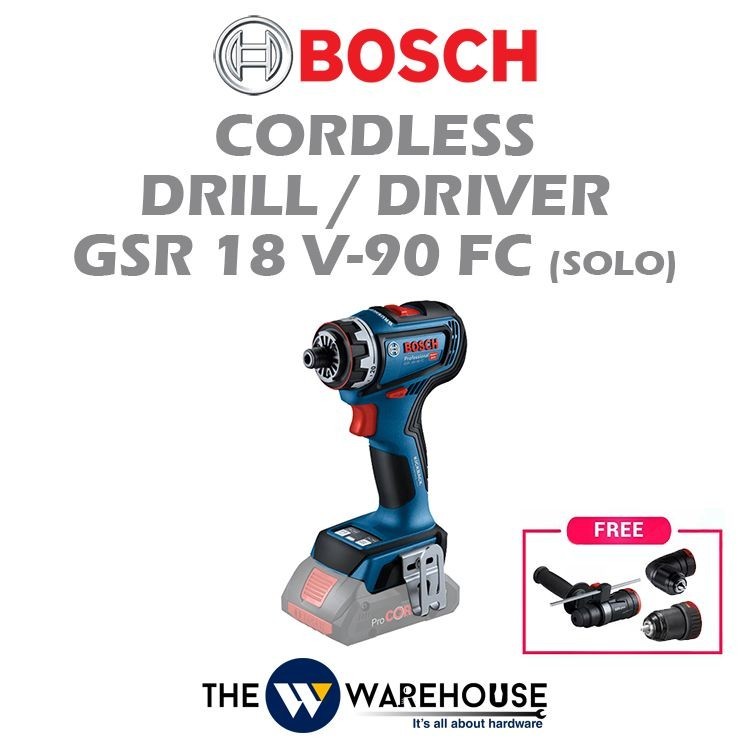 Bosch Cordless Drill Driver GSR 18V-90 FC (solo) | Shopee Singapore