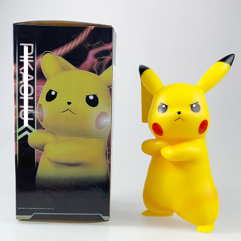 Pikachu Pokemon Angry Pikachu Pokémon Pokemon Boxed Doll Decoration ...