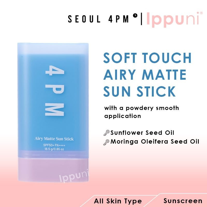 Seoul 4PM Air Matte Sun Stick SPF50+ PA++++ 18.5g | Shopee Singapore