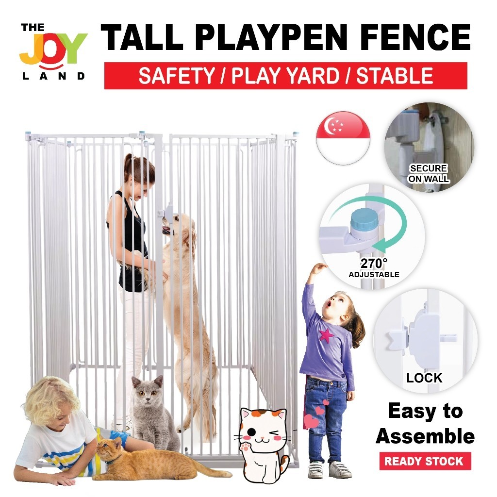 180cm Tall Playpen pet Safety gate Child Baby Gate Fence Pet Playpen ...