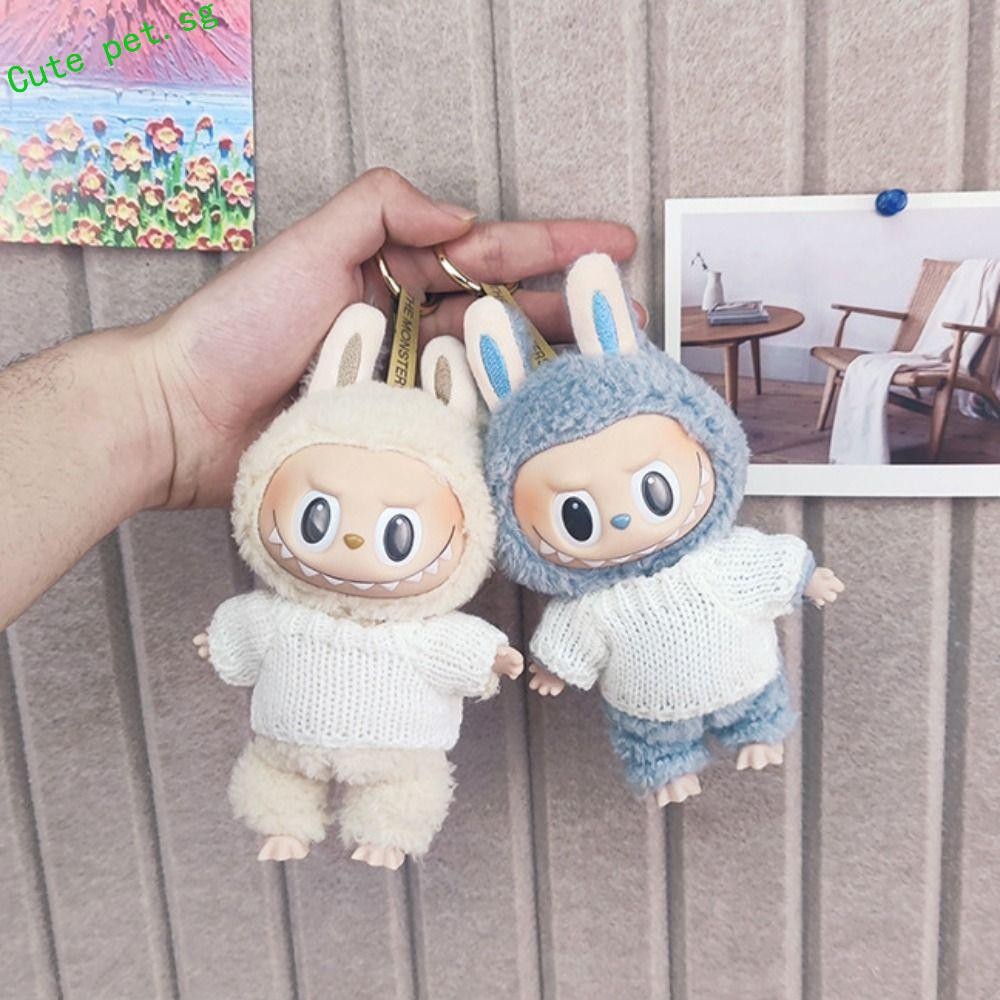 FUZOU Labubu Time Clothes, Labubu Time To Chill Plush Labubu Doll ...