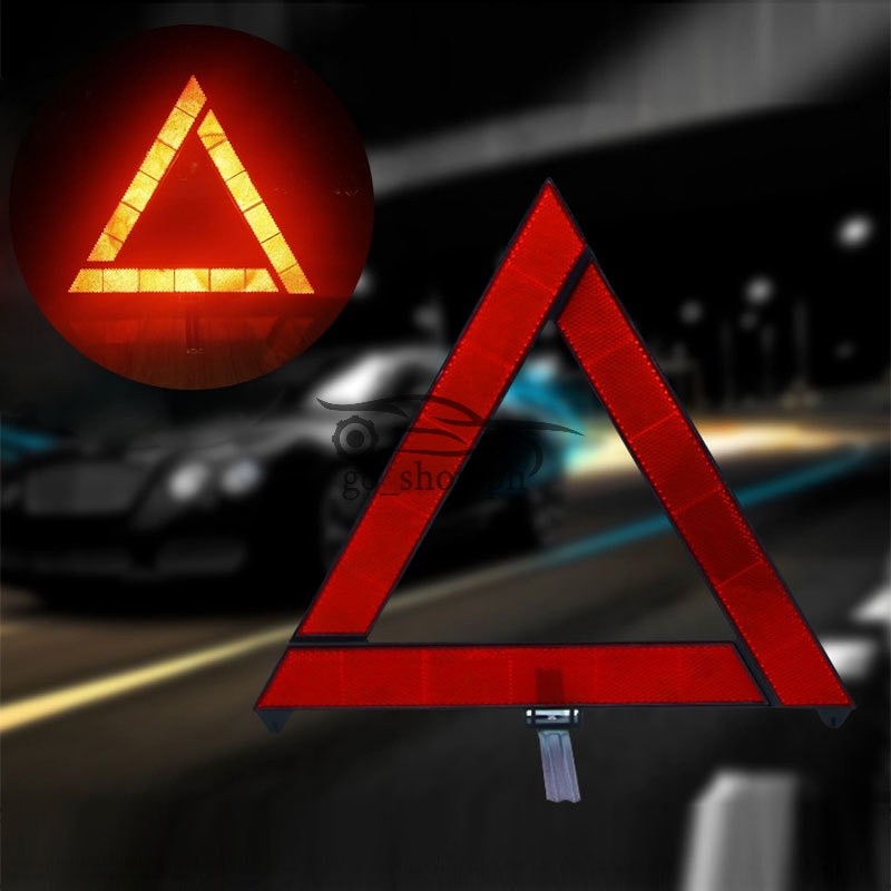 Car Early Warning Device Signage Reflective Triangle Car Safety Warning ...