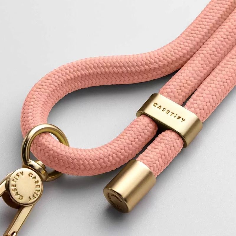 Solid Color Woven Rope Strap Shell Crossbody Lanyard Adjustable ...