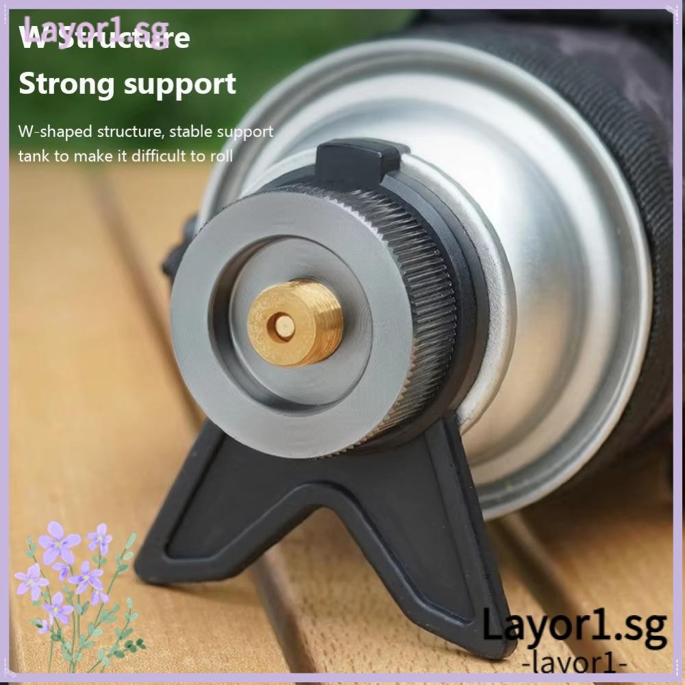 LAYOR1 Camping Stove Holder, Snap-on Type Mutilfunctional Gas Converter ...