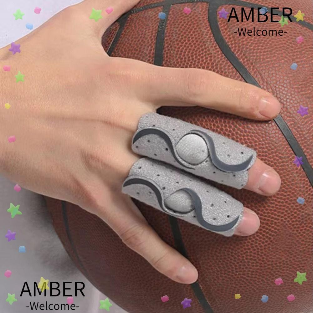 AMBER Sports Finger Sleeves, Nylon Spring Stretchy Finger Protection ...