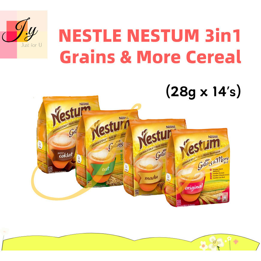 (FREE SHIPPING NO SBH/SRW)NESTLE NESTUM 3in1 Grains & More Cereal ...