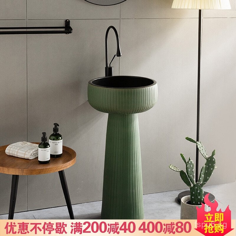 Outdoor Wash Basin Bathroom Pedestal Sink Basin Balcony Courtyard Water ...