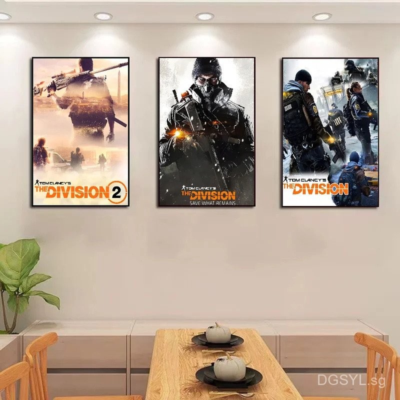 Classic Game The Division Classic Vintage Posters HD Quality Wall Art ...