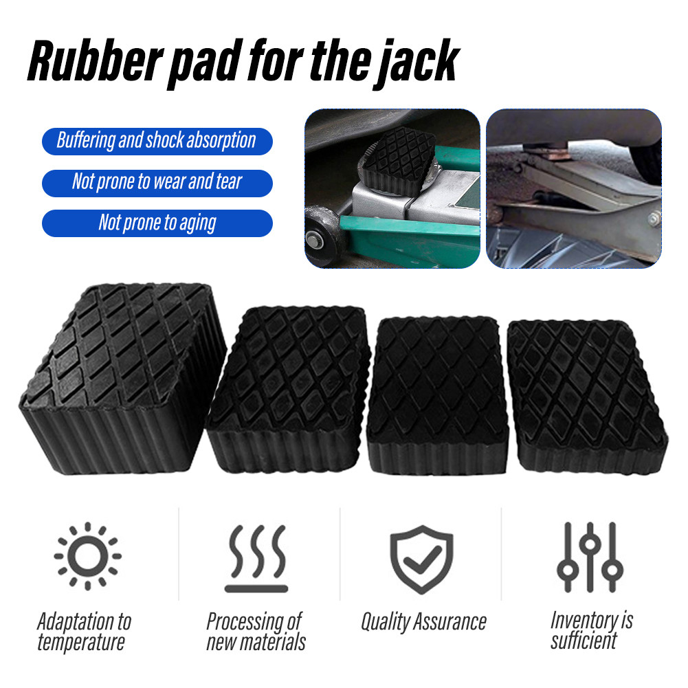Durable Heavy Duty Rubber Pad for Car Jack Lifting and Chassis ...