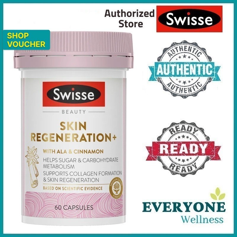 [Local Delivery] Swisse Beauty Skin Regeneration+ l Elasticity and Firmness l 60 Capsules ...