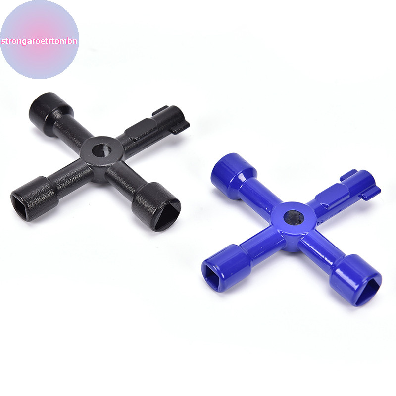 Strongaroetrtombn 4 Way Utility Key Plumbing Radiator Bleed Gas ...