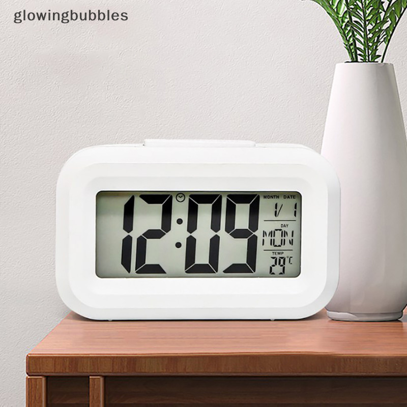 Glowingbubbles LED Digital Night Glow Alarm Clock Electronic Alarm For ...