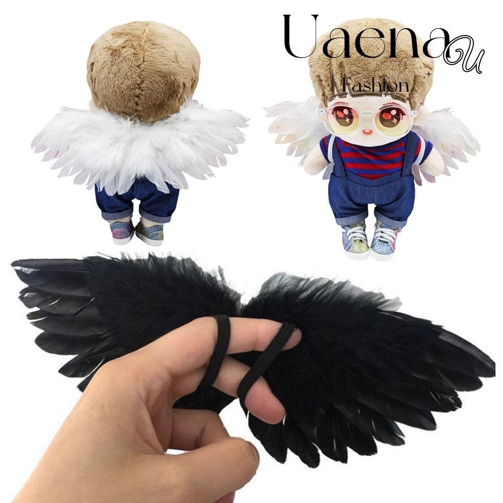 UAENAU Labubu Angel Wing, Mini DIY Plush Labubu Doll Wing, Plush White ...