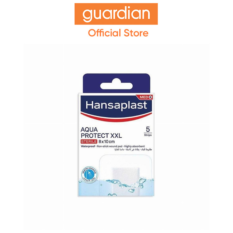 Hansaplast Aqua Protect XXL Plaster Pack of 5 for Large Waterproof ...