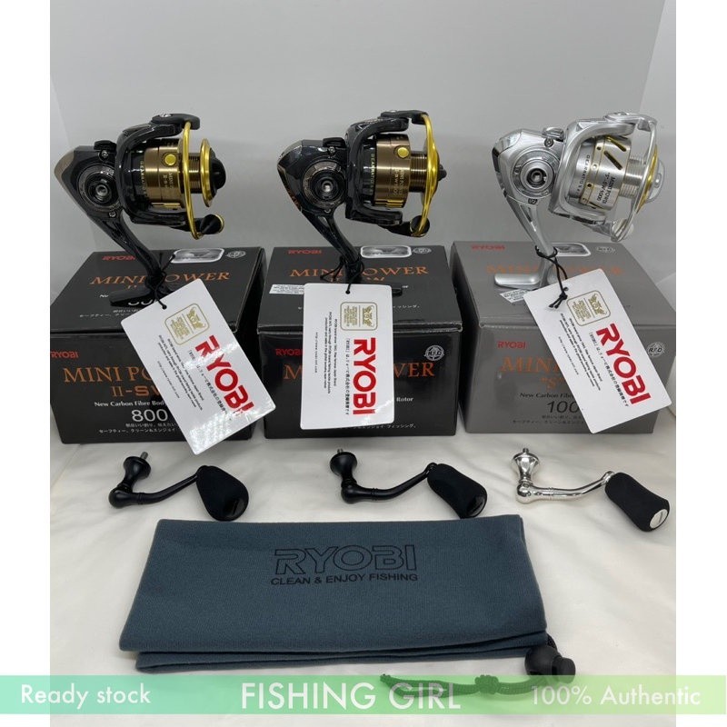 RYOBI MINI POWER II-SW 800/ 1000 SPINNING FISHING REEL 🔥Ready Stock🔥 ...