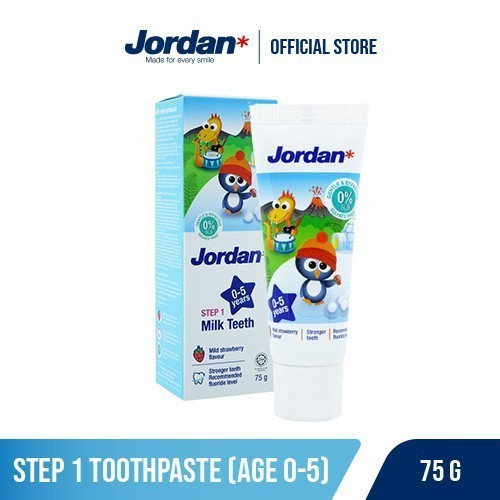 Jordan Kids Toothpaste Step 1 (75g) - Toothpaste | Shopee Singapore