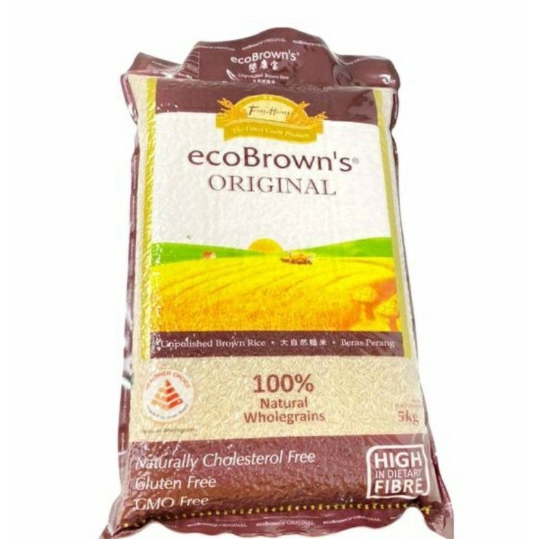 REPACK: ecoBrown's Beras Perang 500gram (di timbang dan di pek semula ...