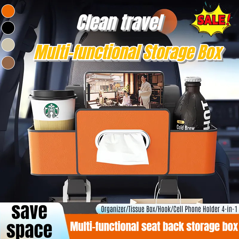 HOT SALE Multifunctional Car Seat Back Storage Box/Car Interior Storage ...