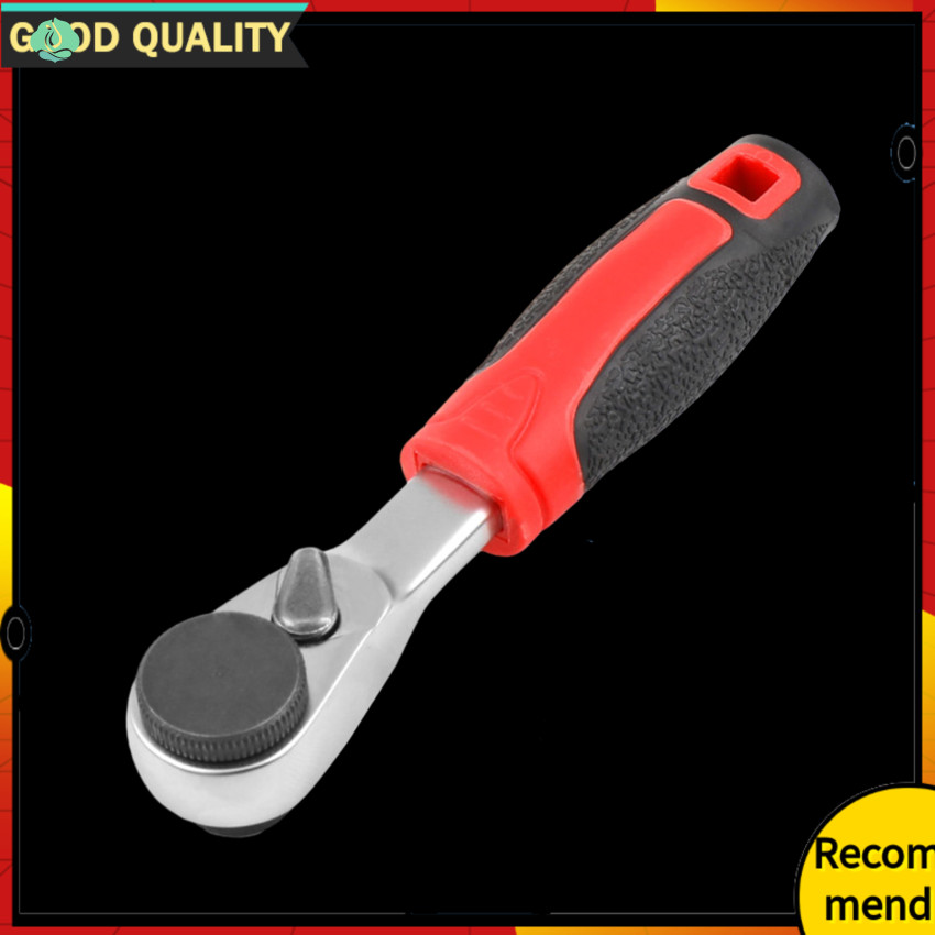 Mini 1/4" Ratchet Wrench Double Ended Quick Hex Torque Spanner Set Rod ...
