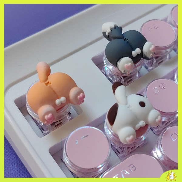 Corgi hip round cap mechanical keyboard ESC three-dimensional cute dog ...
