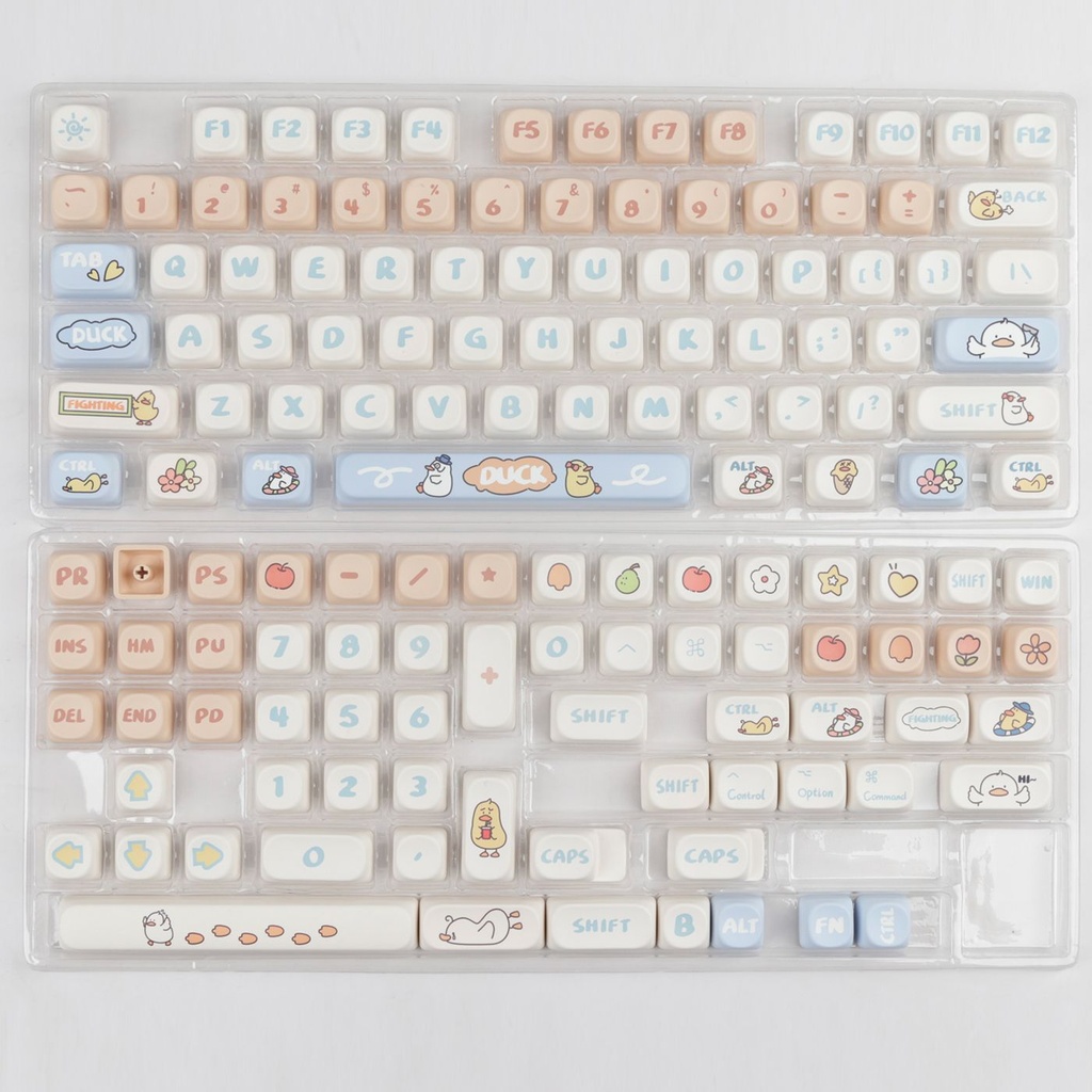 Bored Duck Keycaps MOA Profile DYE-SUB Funny Little Duck for All MX ...
