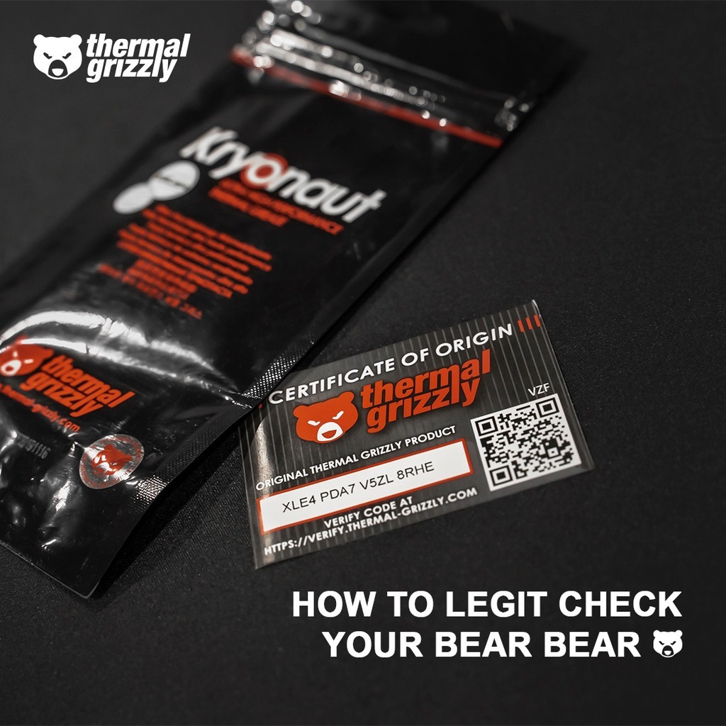 THERMAL GRIZZLY Kryonaut Thermal Grease (37g/10ml) - Ultra High ...