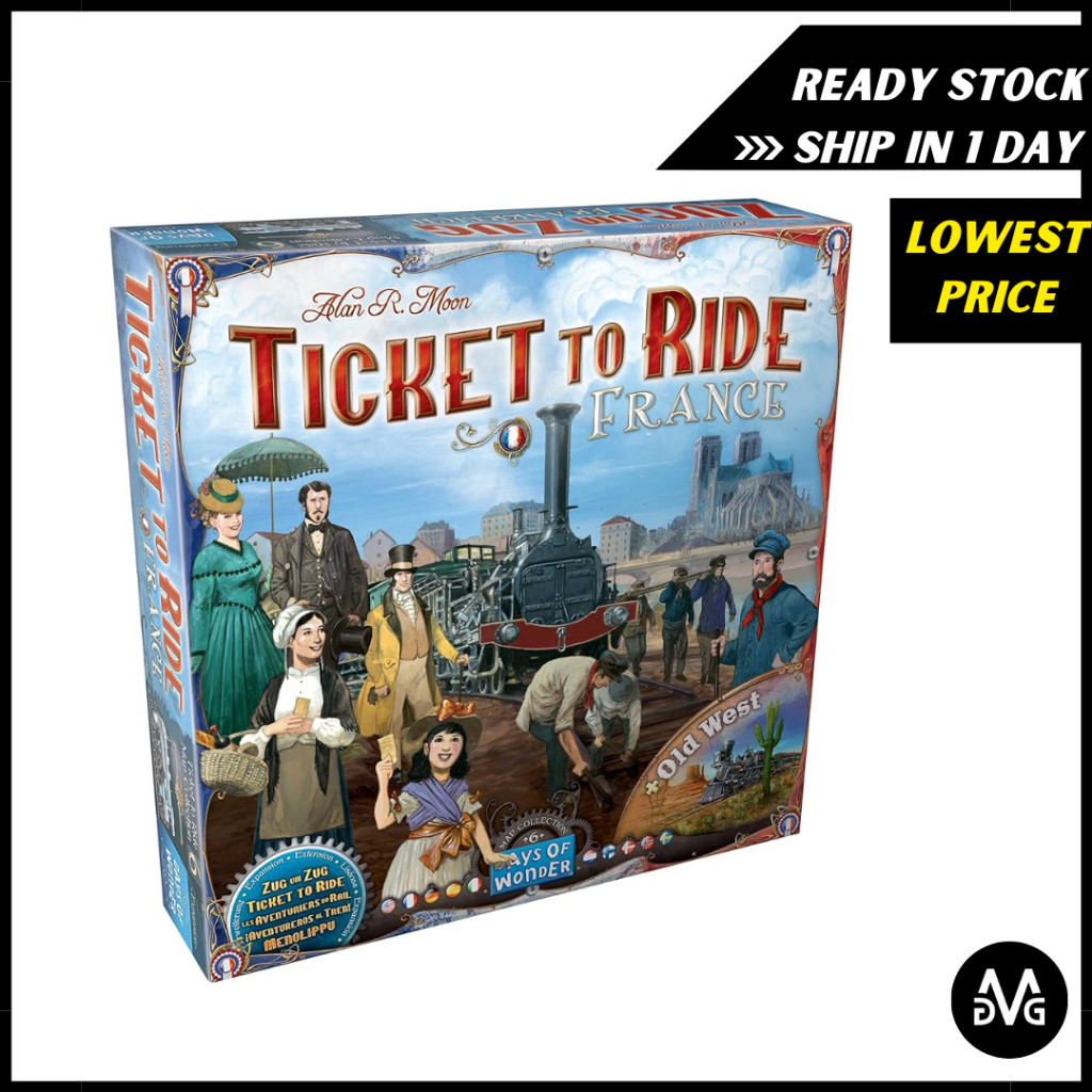 Ticket To Ride France Board Games Card Games for Kids Family Game ...