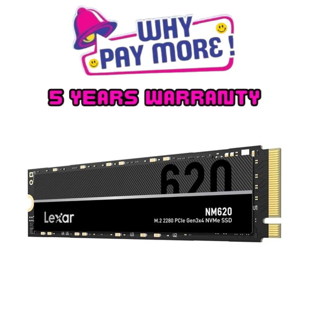 LEXAR NM620 256GB | 512GB | 1TB M.2 2280 Gen 3x4 NVME SSD Solid State ...