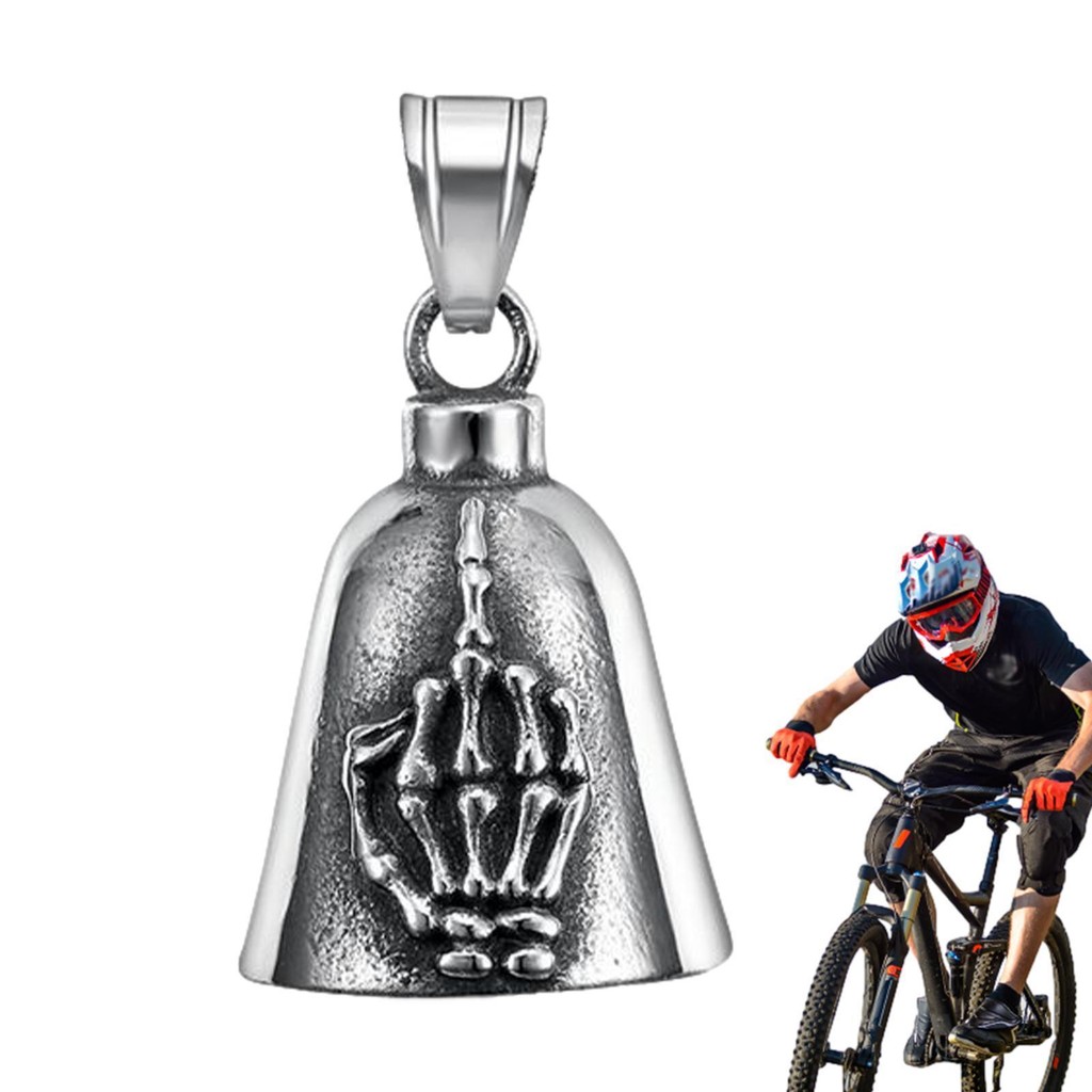 Riding Bell Motorcycle Good Luck Bell Middle Finger Cool Shape Guardian ...