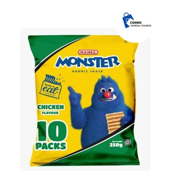 Mamee Monster Noodle Snack Chicken (10 x 25g) | Shopee Singapore