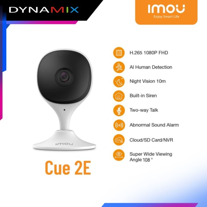 Indoor CCTV IMOU Cue 2E 1080p Wireless IP Camera - Cloud OFFICIAL ...
