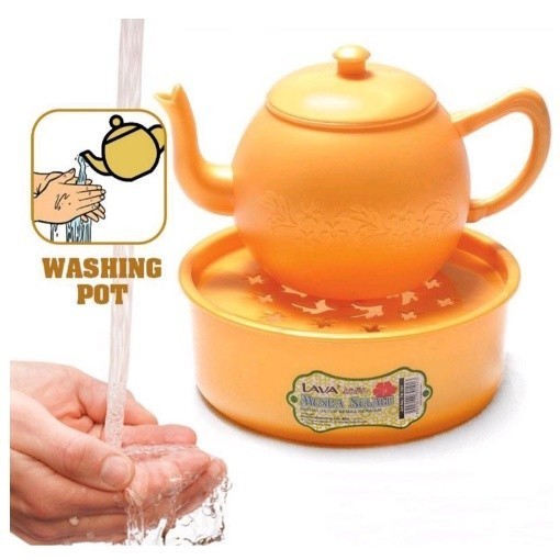 LAVA Brand Hand Washing Pot (1 Set) | Hand Washing Kettle | Plastic Jug ...