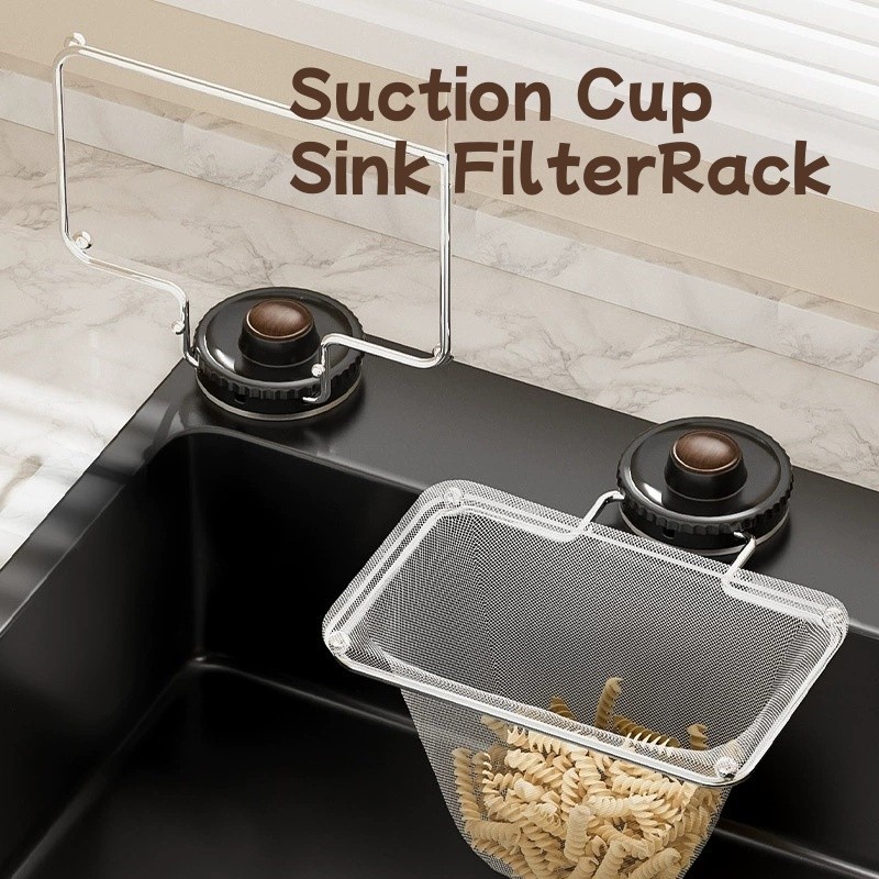 Kitchen Sink Suction Cup Drain Rack Storage Shelf Folding Kitchen Sink ...