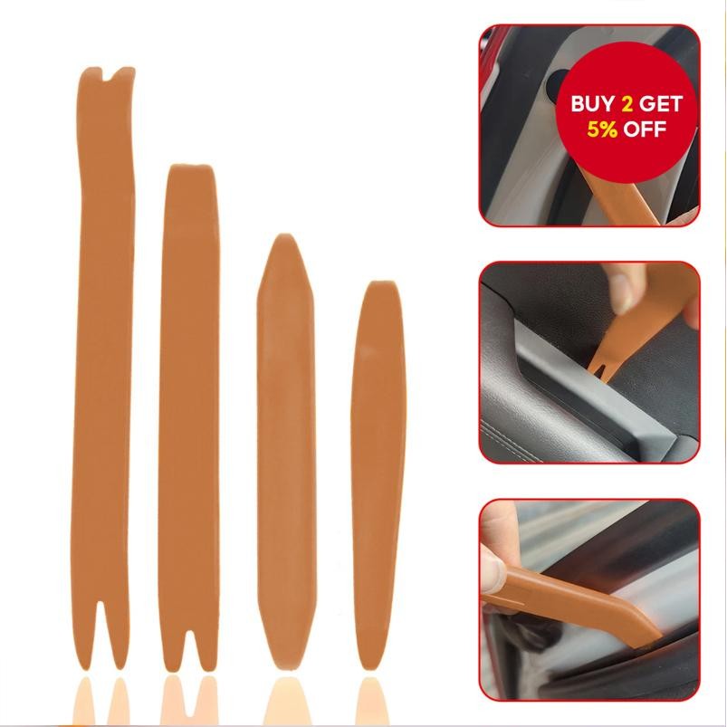 4-Piece Car Audio Tool Set - Pry Tools for Interior Disassembly ...