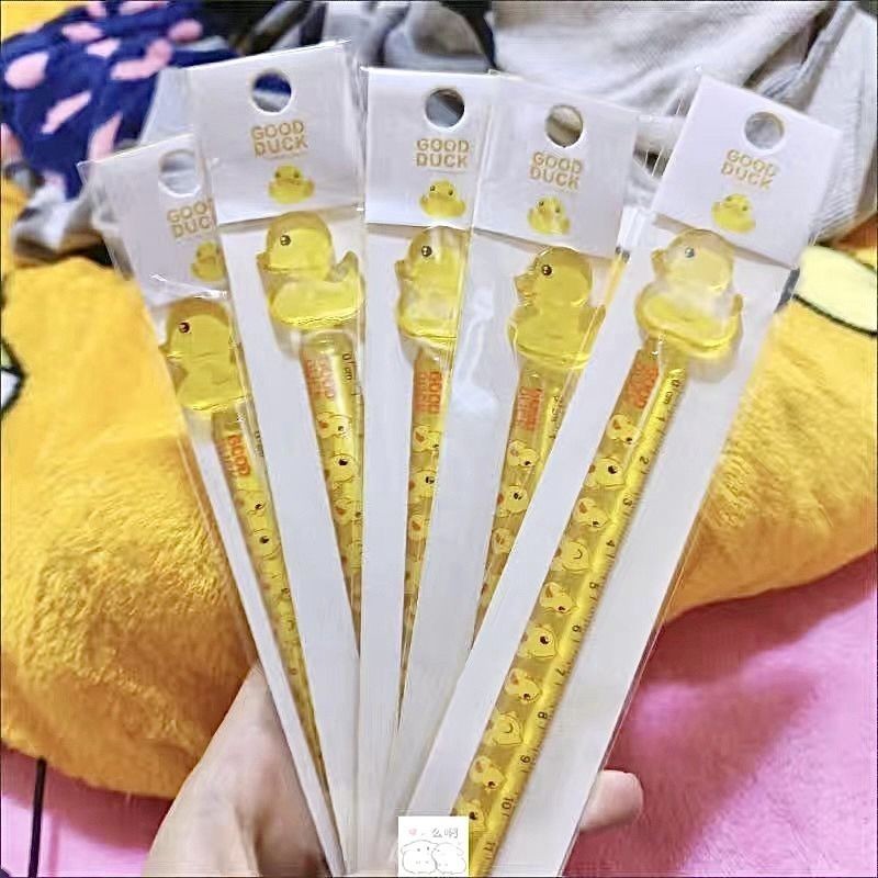 Little Red Book same Style cartoon Little yellow duck acrylic ruler ...