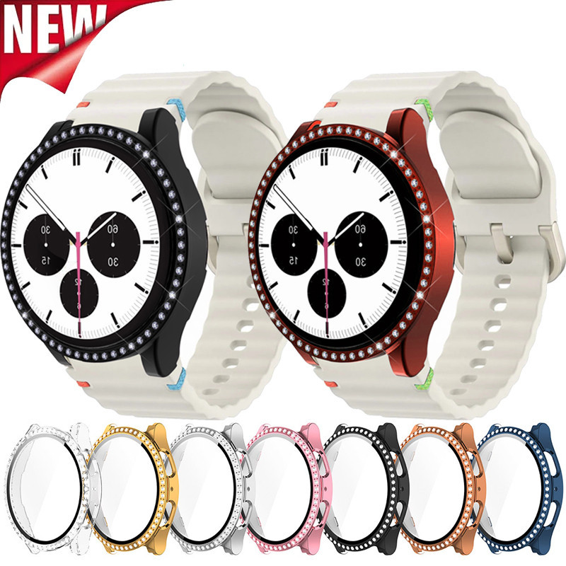 PC Case with protective film Compatible For Samsung Galaxy Watch 7 40mm ...