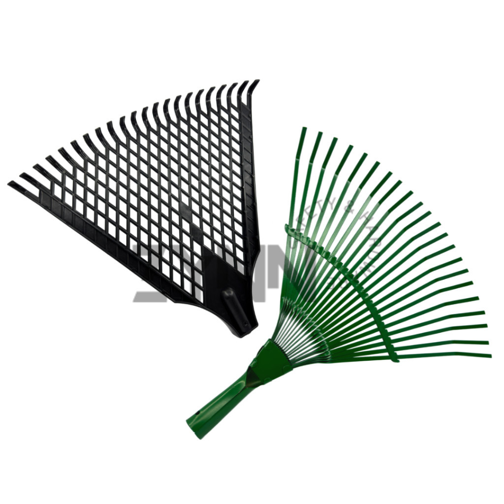 [SG STOCK] GRASS RAKE Garden Leaf Rake Metal PVC Lightweight Gardening ...