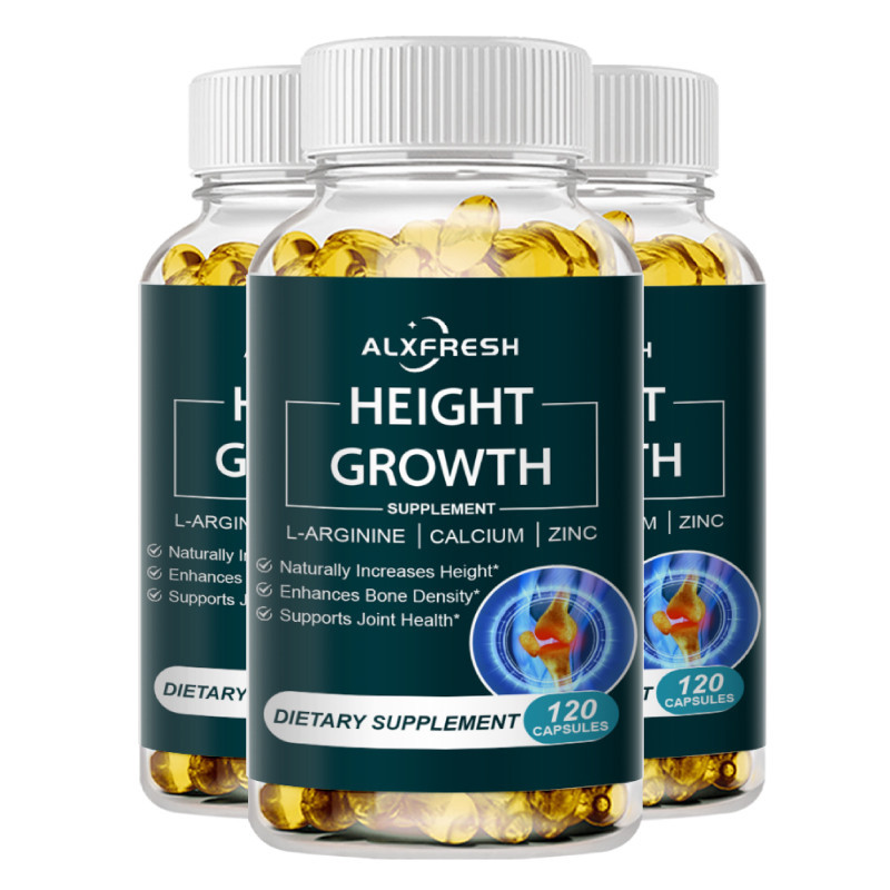 Height Growth Supplement with Calcium + Vitamins, Support Bone Growth ...