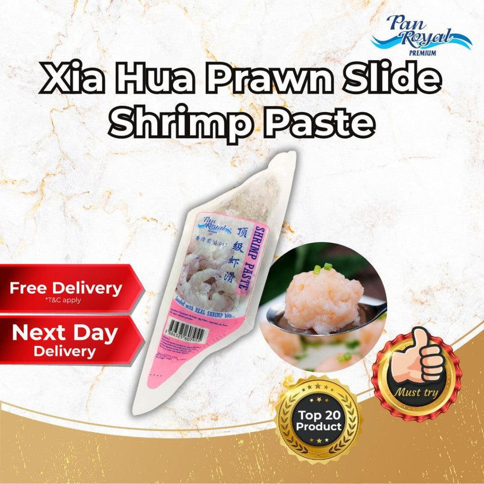 [PAN ROYAL] Frozen Xia Hua Prawn Slide Shrimp Paste (150g +/-) | Shopee ...