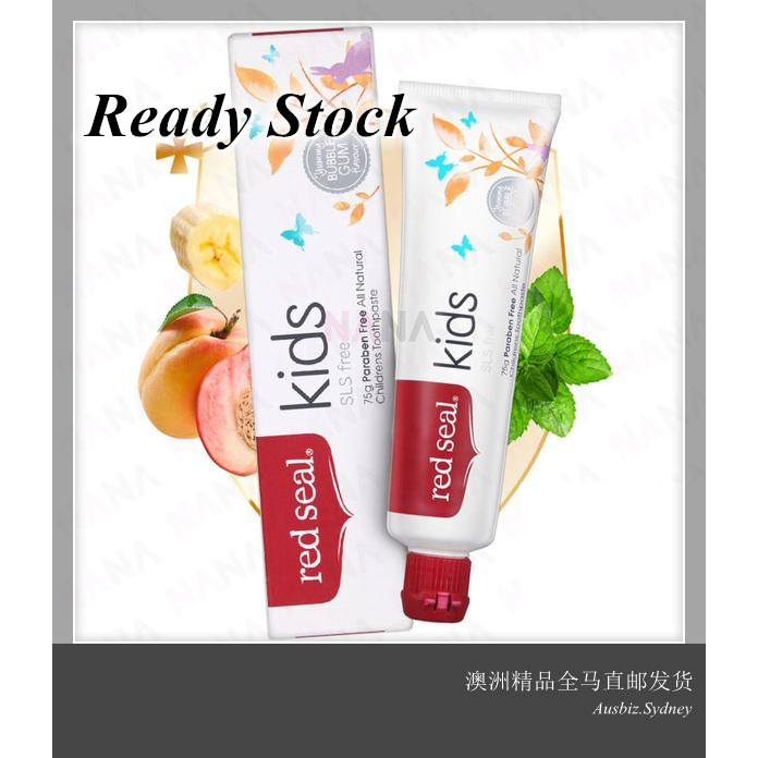 [Ready Stock EXP: 08/2026] Red Seal Kids Toothpaste ( 75g ) ( Made in ...