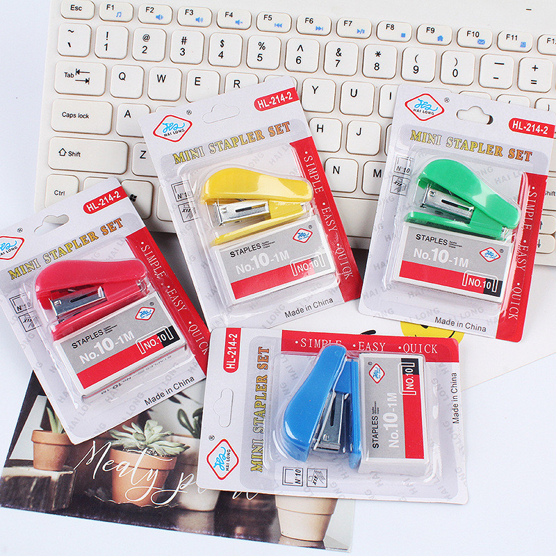 Small Stapler Set Cute Mini Stapler Minimalist Office Supplies ...