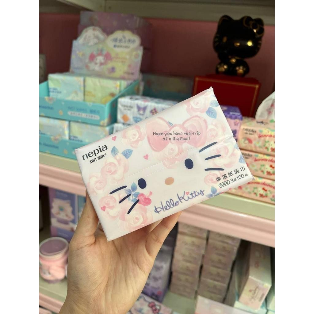 Hello Kitty Nepia Moisturizing Tissue 3 ply (Random selection) | Shopee ...