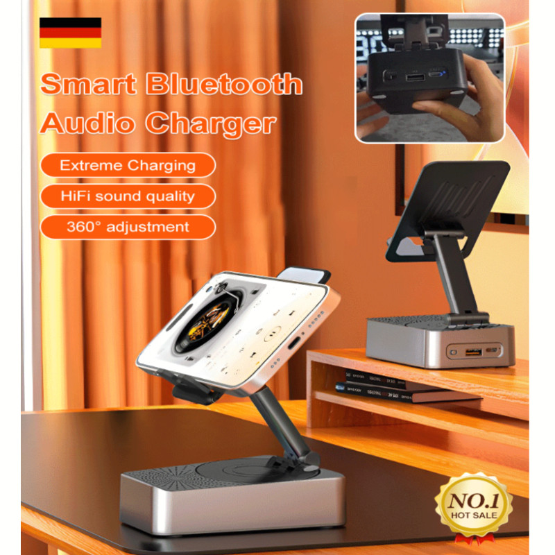 Hot Smart Bluetooth audio charging treasure 3-in-1 stand/Smart Power ...