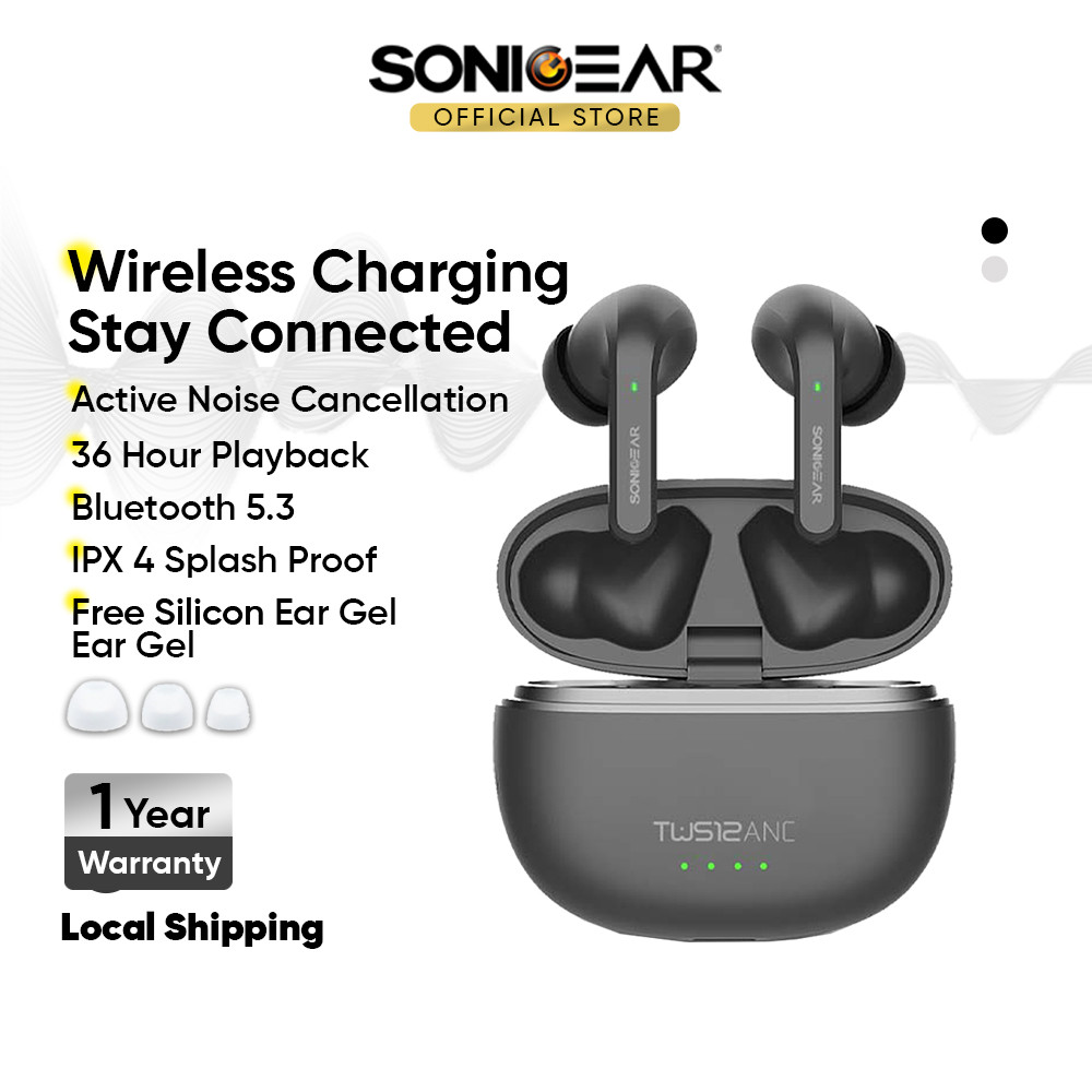 SonicGear Earpump TWS 12 Active Noise Cancelling Bluetooth Ear buds ...