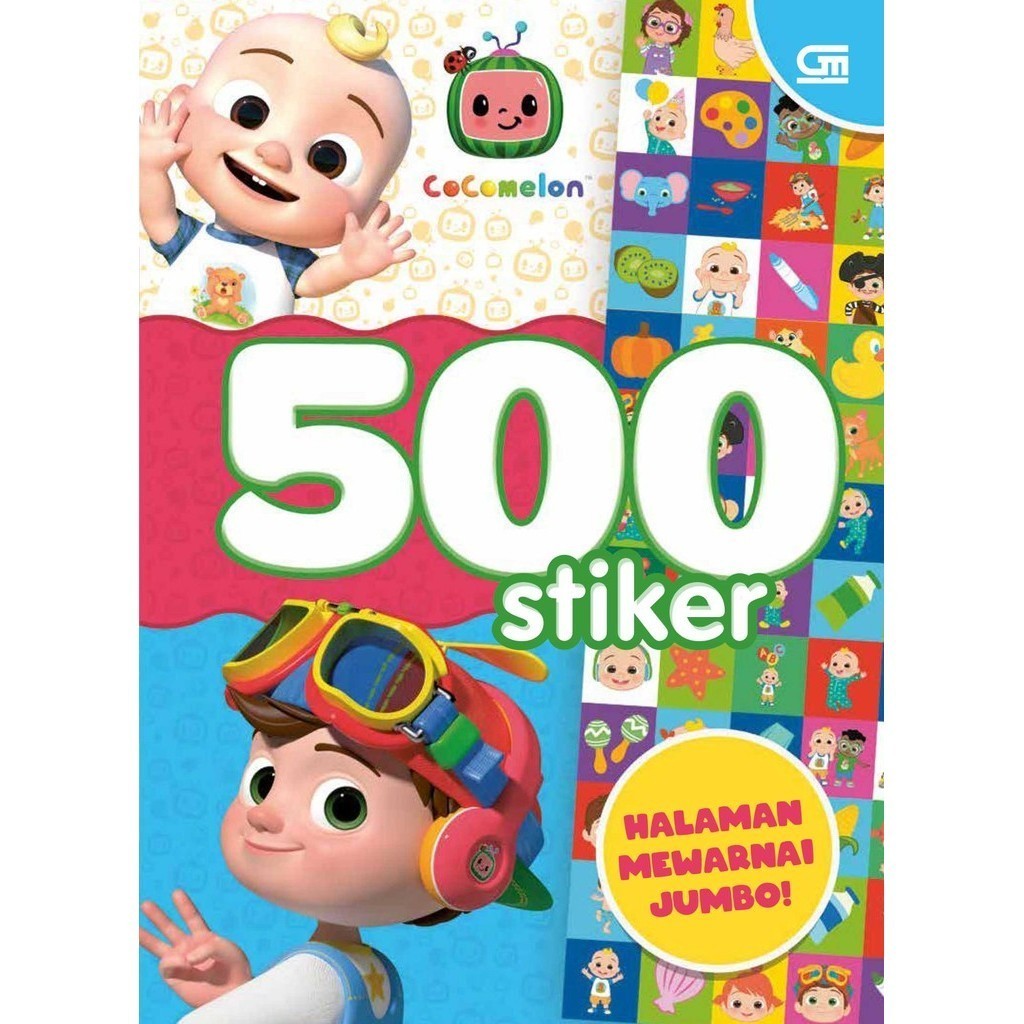 Cocomelon Sticker Book: 500 Selling Clear Stickers [GPU] | Shopee Singapore