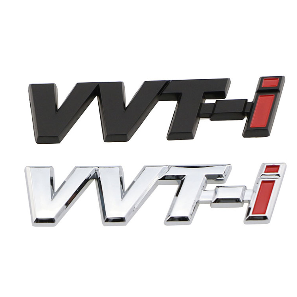 Metal VVTi and VVTI-DUAL Letters Logo Car Sticker Emblem Badge | Shopee ...