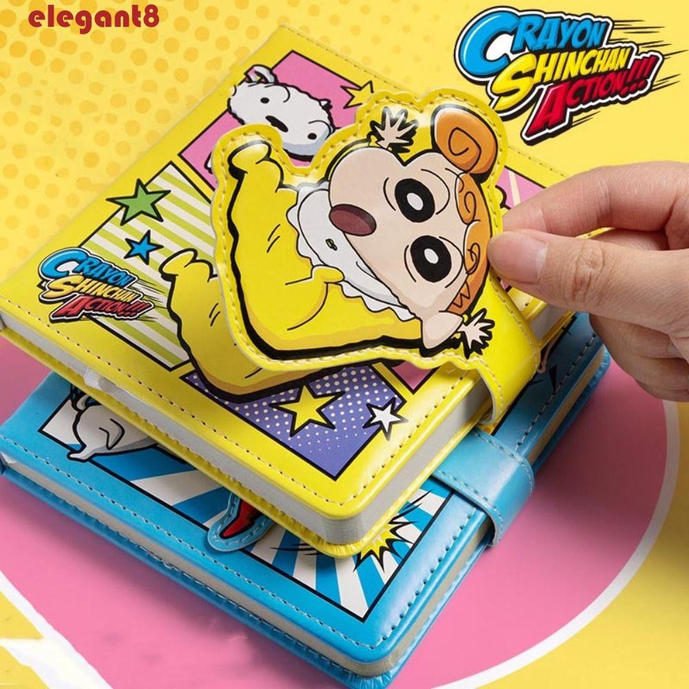 ELEGANT Memo Reminder Paper, Cartoon Colorful Crayon Shin Chan Note ...