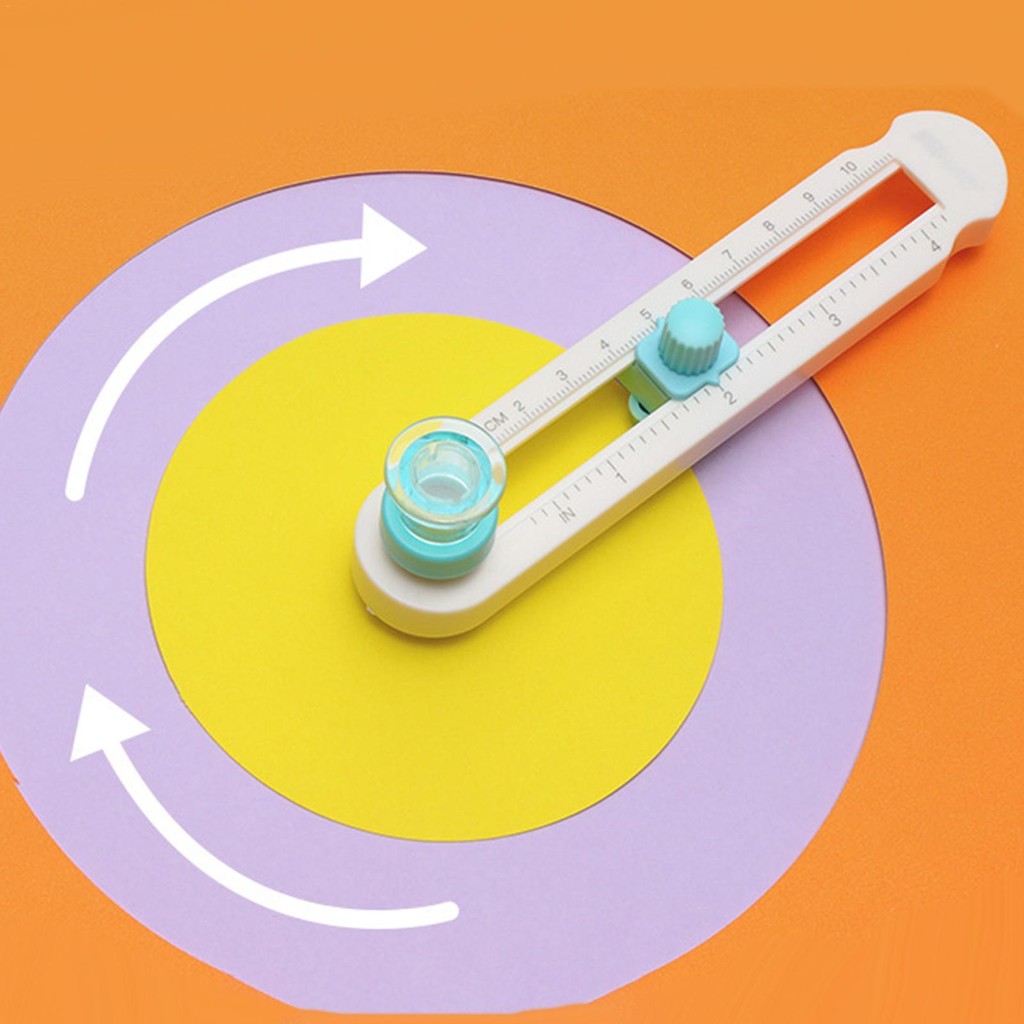 360 Adjustable Cutting Round Knife Journal Photo Circle Cutter ...